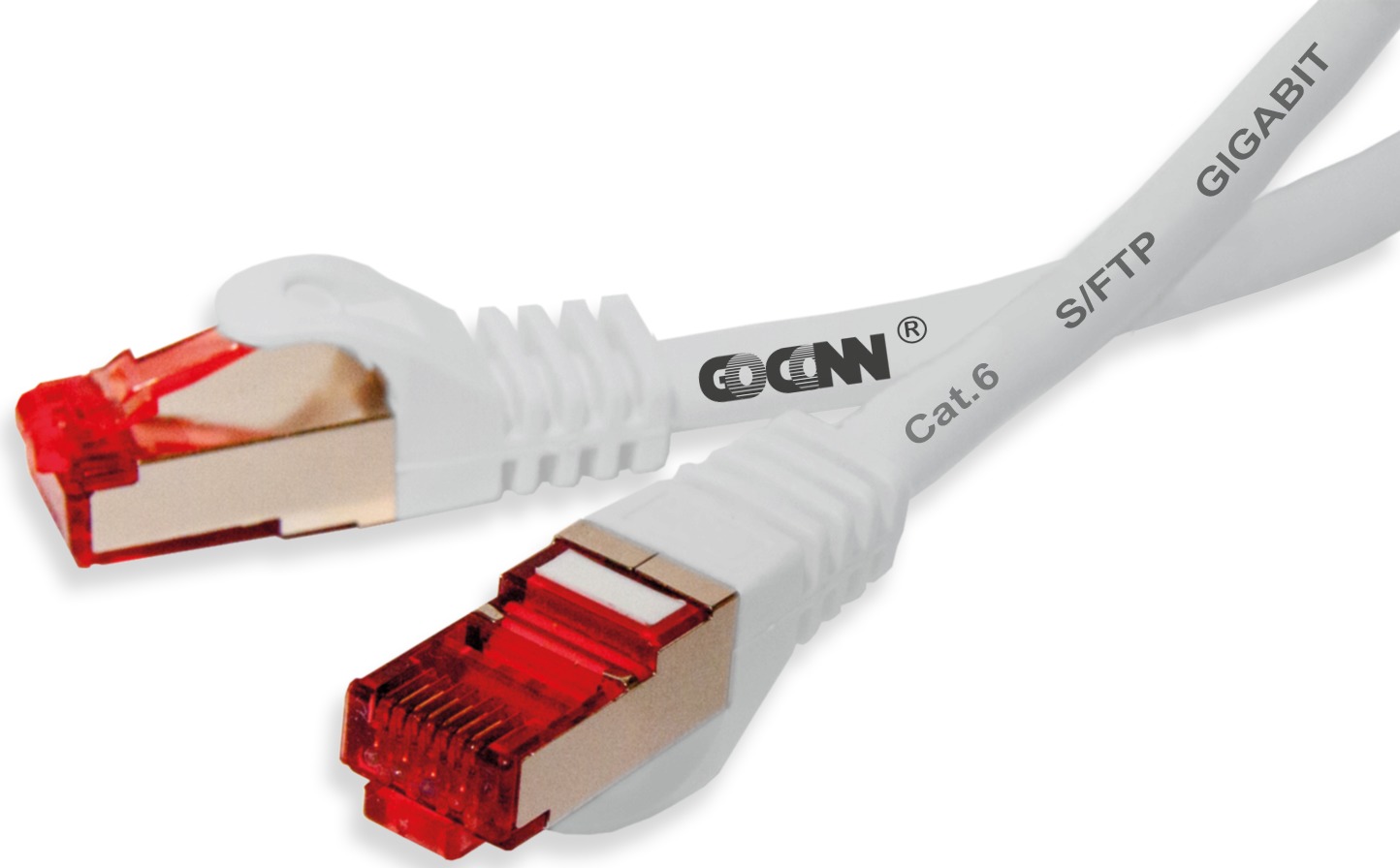 GoConn Patchkabel Netzwerkkabel RJ45 CAT6 Auswahl Grau Orange Schwarz Weiß | eBay