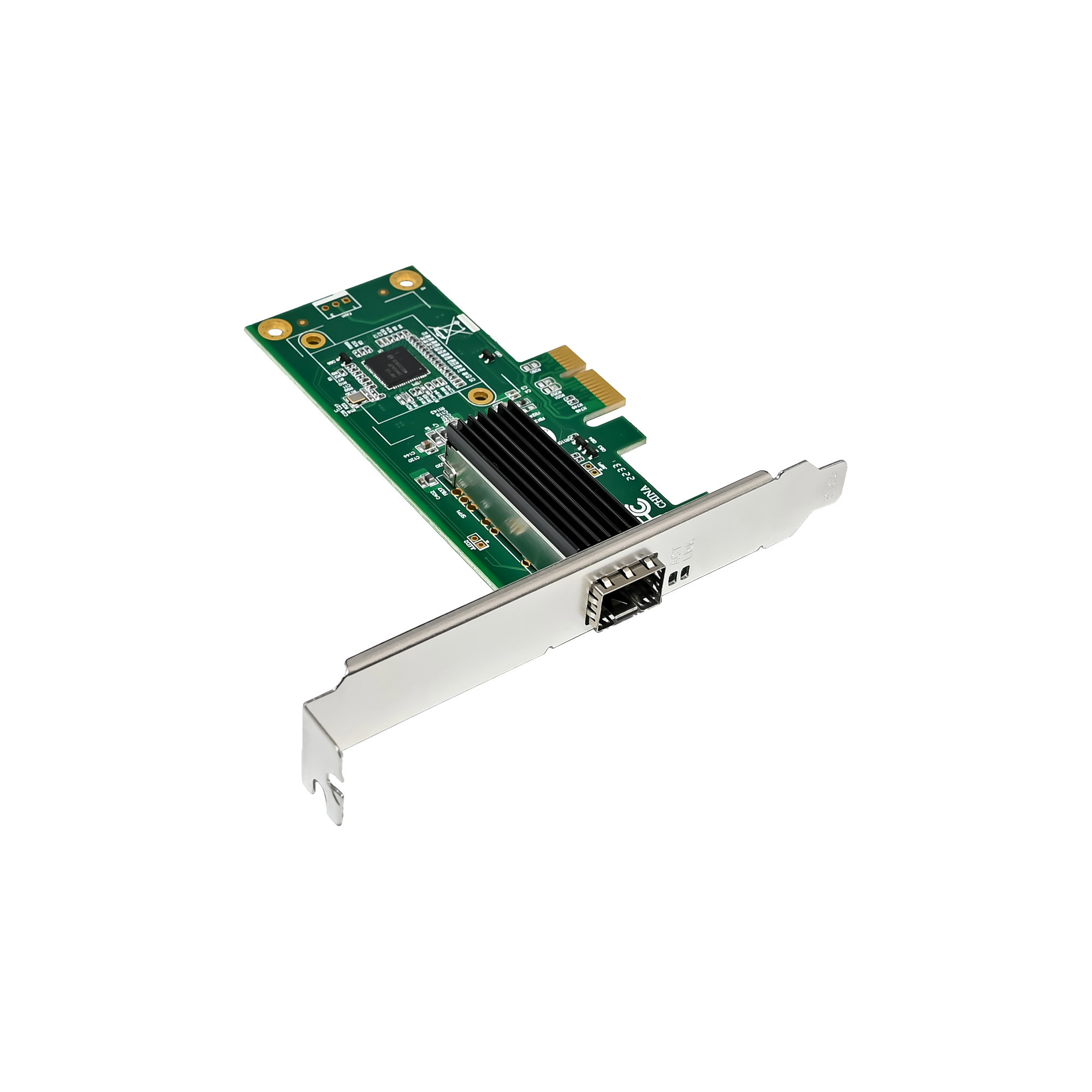 INLINE® GIGABIT NETZWERKKARTE, 1x SFP, PCIe x1, inkl. low profile ...