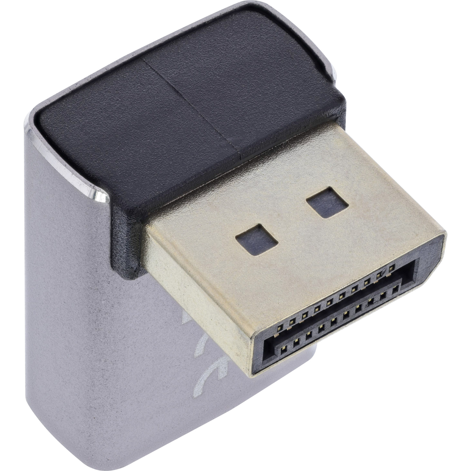 INLINE® DISPLAYPORT 1.4 Adapter, DisplayPort Stecker / Buchse, 90 ...